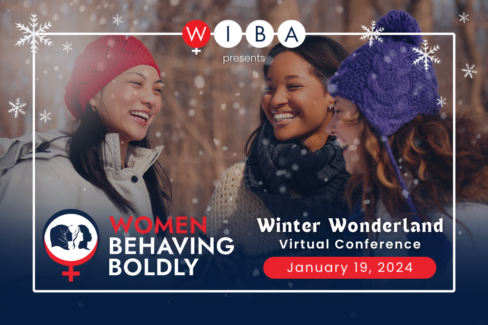WIBA Women Behaving Boldly - Winter Wonderland Virtual Conference - Home