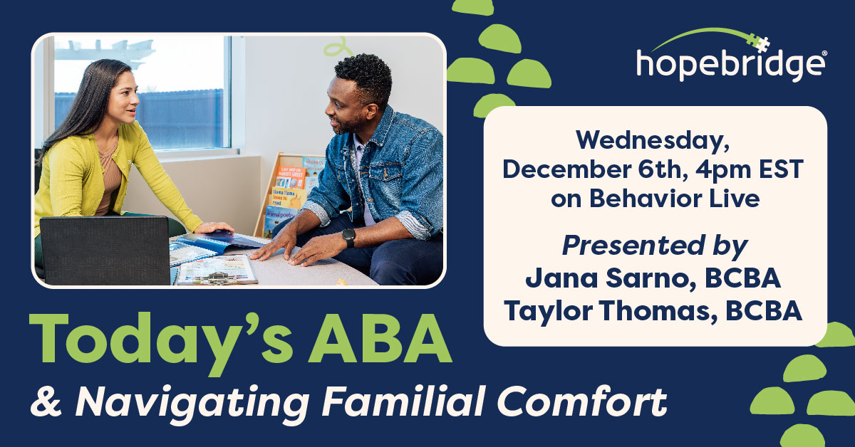 Today's ABA: Navigating Familial Comfort - View course