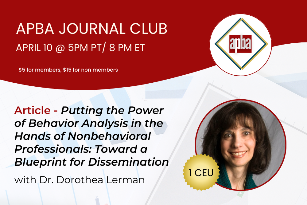 2024 APBA Journal Club APRIL - View course