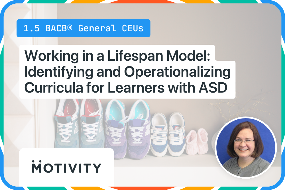 Working in a Lifespan Model: Identifying and Operationalizing Curricula ...