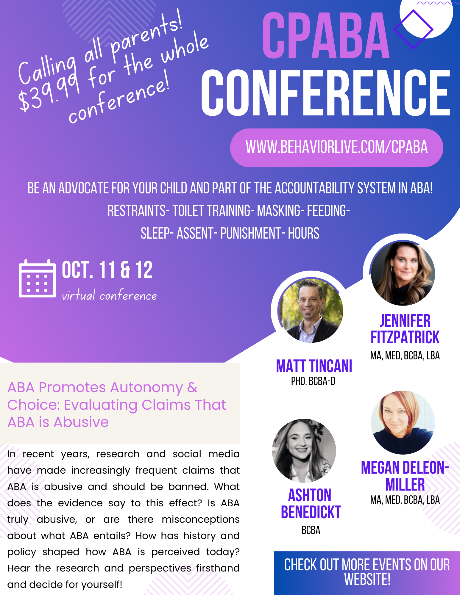 ABA Promotes Autonomy and Choice: Evaluating Claims That ABA is Abusive ...