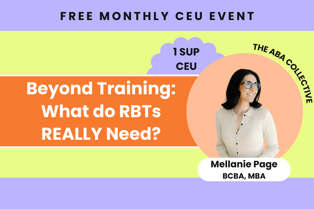Beyond Training: What do RBTs Really Need? - View course