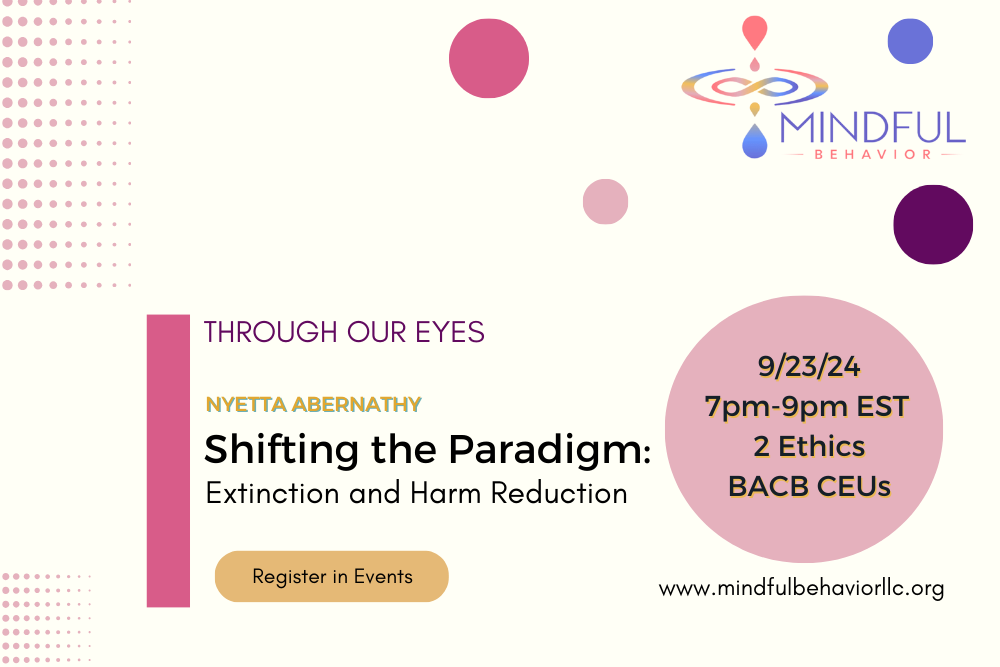 Through Our Eyes Panel - Shifting the Paradigm: Extinction and ...