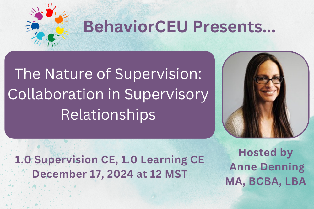 The Nature of Supervision: Collaboration in Supervisory Relationships ...