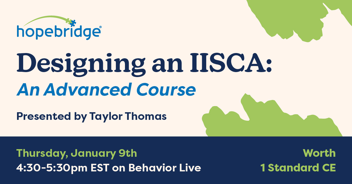 Designing an IISCA: An Advanced Course - View course