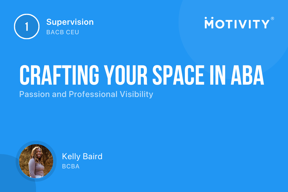 Crafting Your Space in ABA: Passion and Professional Visibility - View ...