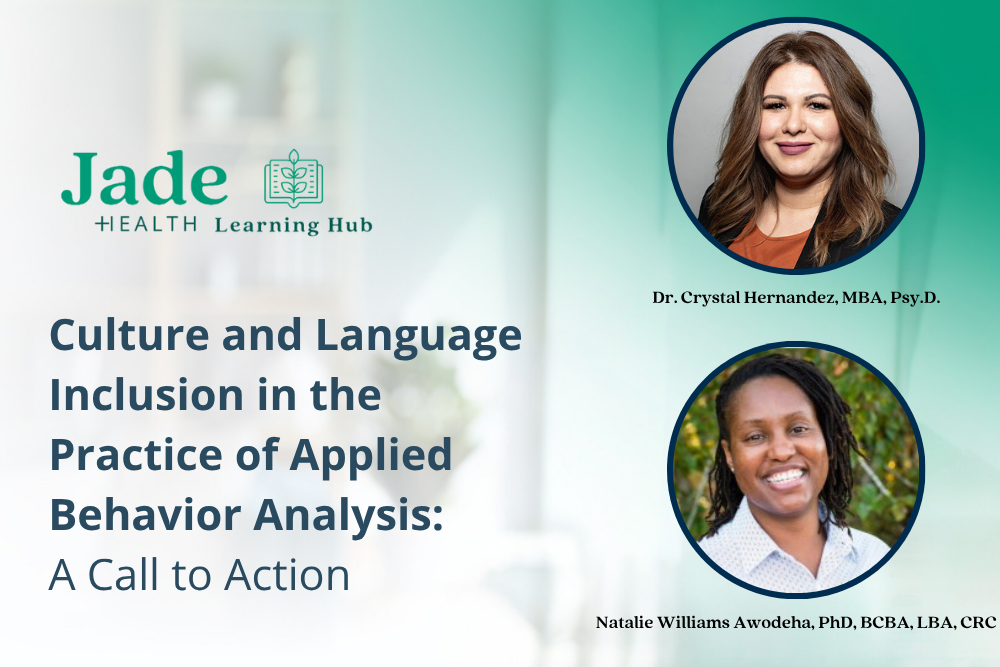 Culture and Language Inclusion in the Practice of Applied Behavior ...