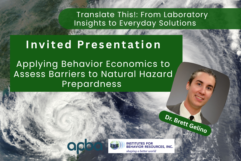 Applying Behavioral Economics to Assess Barriers to Natural Hazard ...