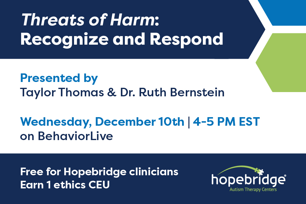 Threats of Harm: Recognize & Respond - View course